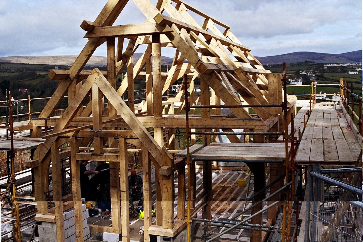 Timber frame, sistema tradicional de entramado pesado de madera ...