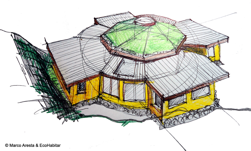Módulo orgánico, viviendas biológicas - EcoHabitar