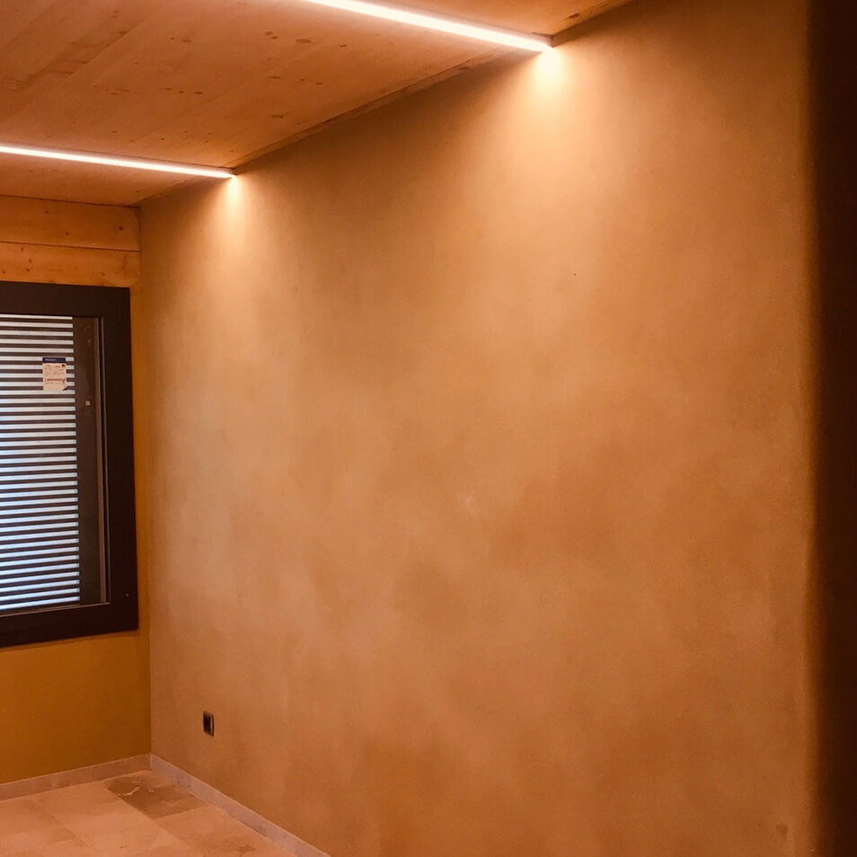 Uso de la tierra en revocos de interior - EcoHabitar